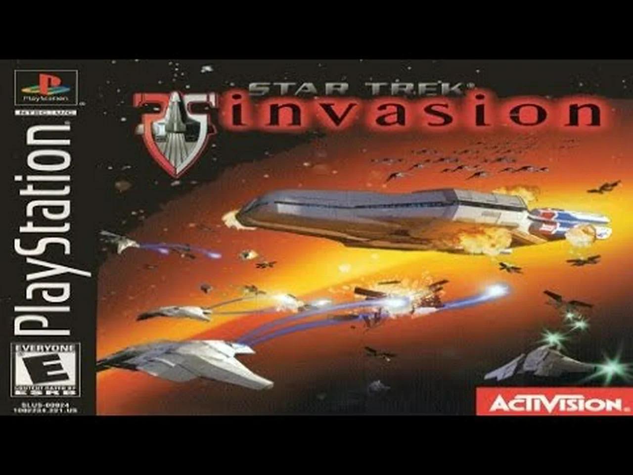 Star Trek Invasion PS1 Intro AI Upscale 4K Ultra HD