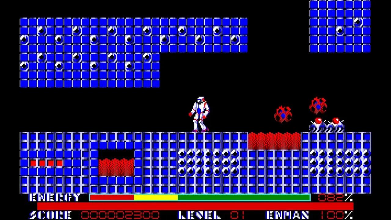 Apple IIGS game: Thexder (1987 Sierra)