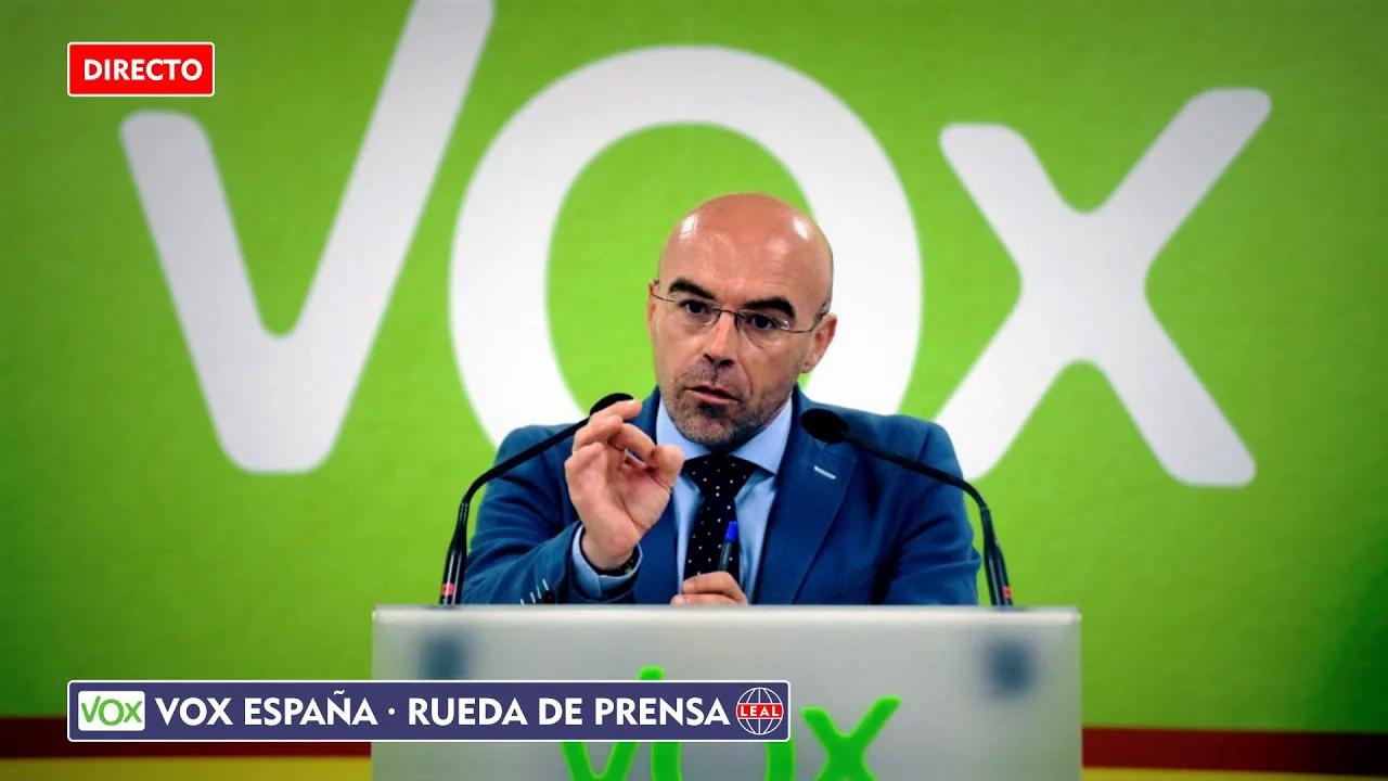 🇪🇸 VOX · Rueda de Prensa con Jorge Buxadé, Comité de Acción Política ...