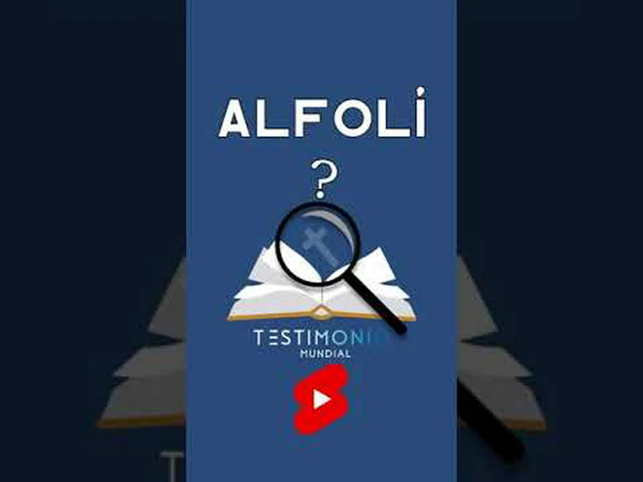 Diccionario Bíblico Shorts - 𝗔𝗟𝗙𝗢𝗟Í Significado