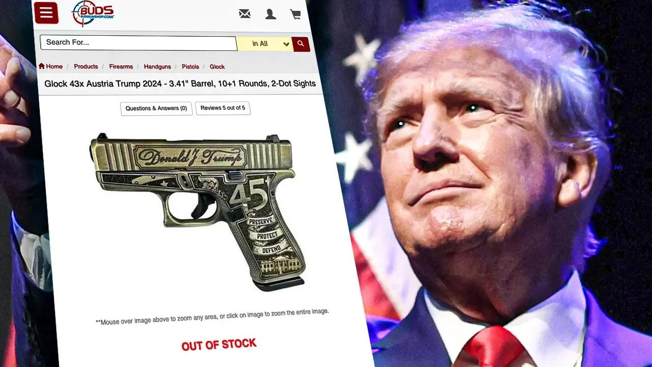 Trump Themed Guns Are Flying Off The Shelf