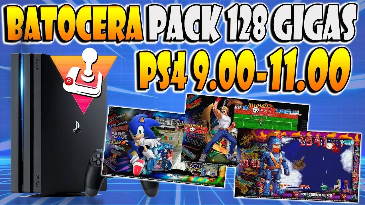 Pack BATOCERA ARCADE 128 Gigas Ps4 11.00 o inferior,TUTORIAL SÚPER ...