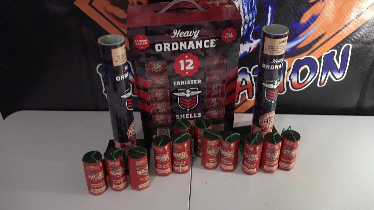 HEAVY ORDNANCE 1.75" CANISTER SHELLS - GREAT AMERICAN FIREWORKS