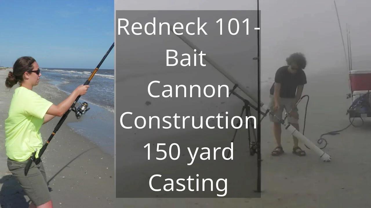 Redneck 101- How to Construct a Bait Cannon for Bank Fishing