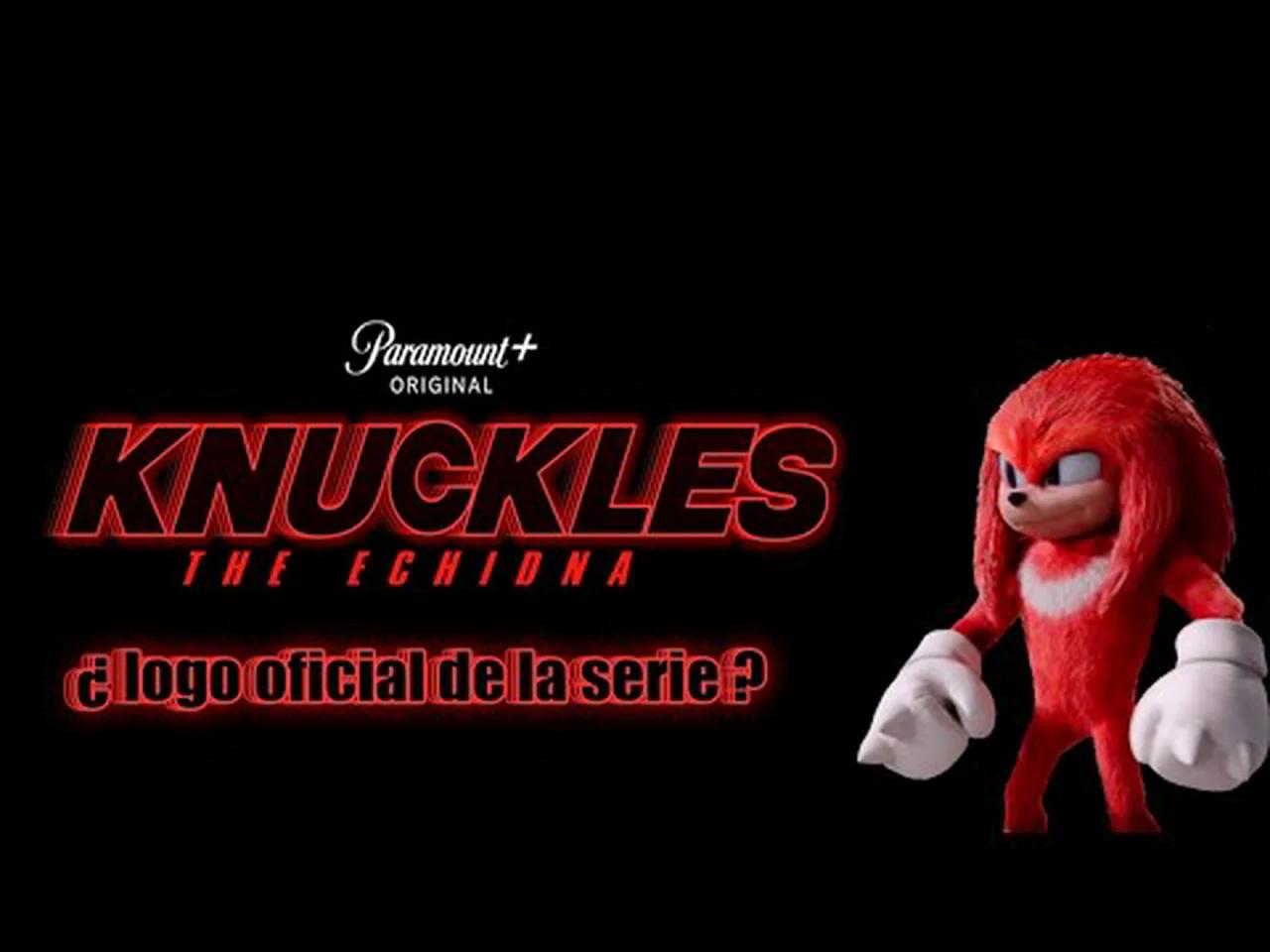¿Se nos revelo El logo oficial de Knuckles la serie original de Paramount?