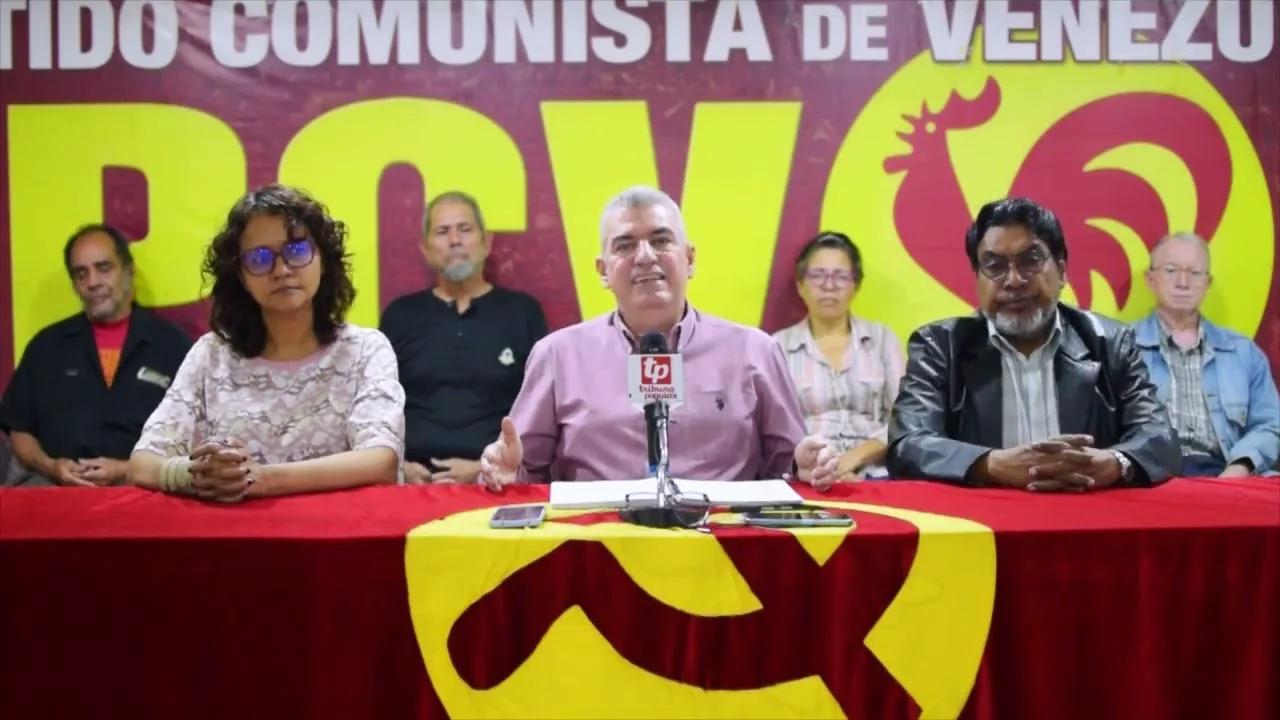 Rueda de prensa del Partido Comunista de Venezuela (PCV), 11 marzo 2024 ...