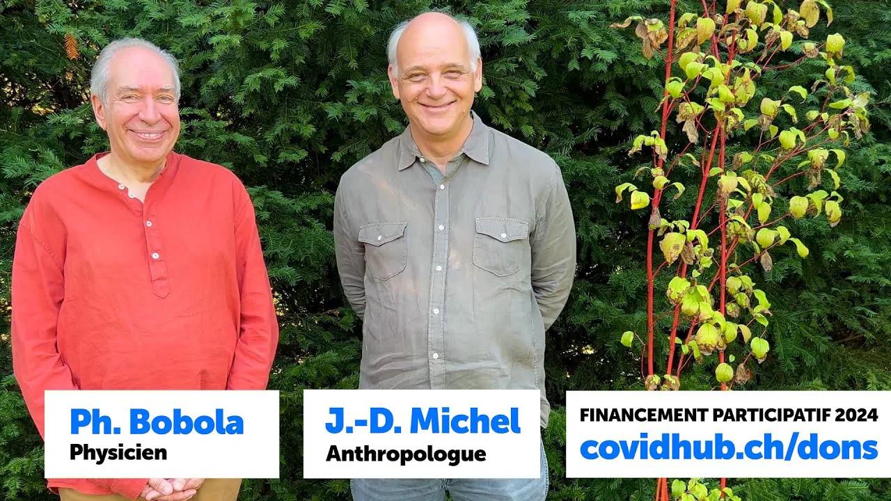 Jean-Dominique Michel et Philippe Bobola en soutien à Covidhub.ch