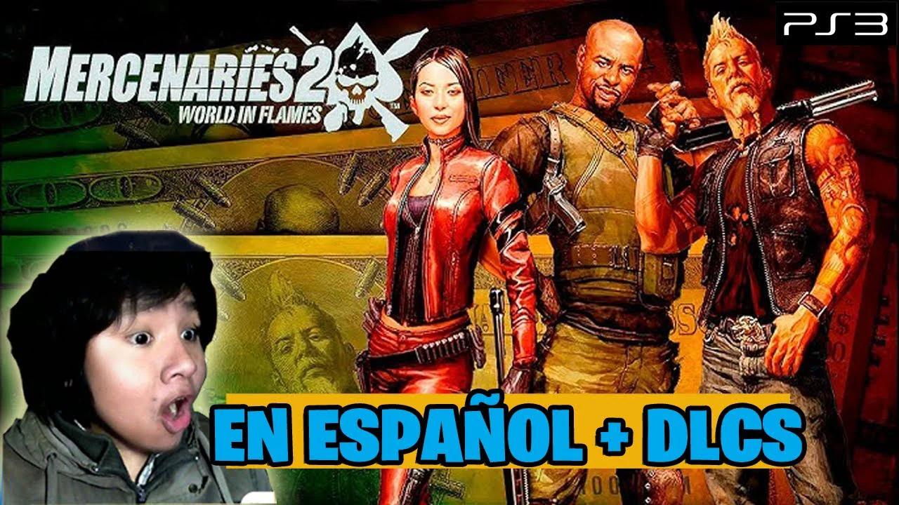MERCENARIES 2 PS3 PKG (NO HAN) & CARPETA (EN ESPAÑOL) ️🎮