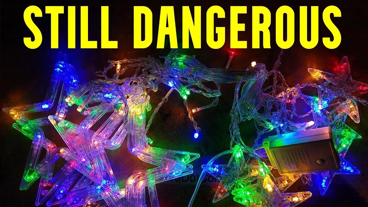 eBay is STILL selling dangerous Christmas lights
