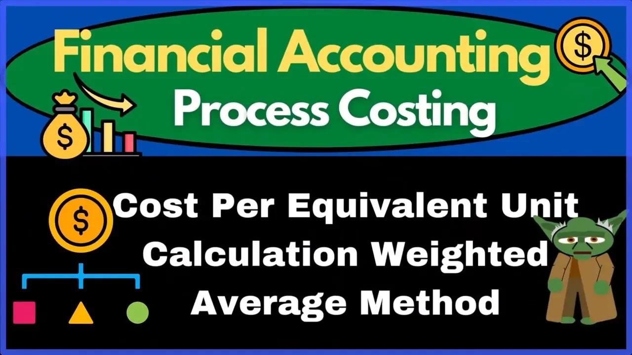 Cost Per Equivalent Unit Calculation Weighted Average Method 120 9829