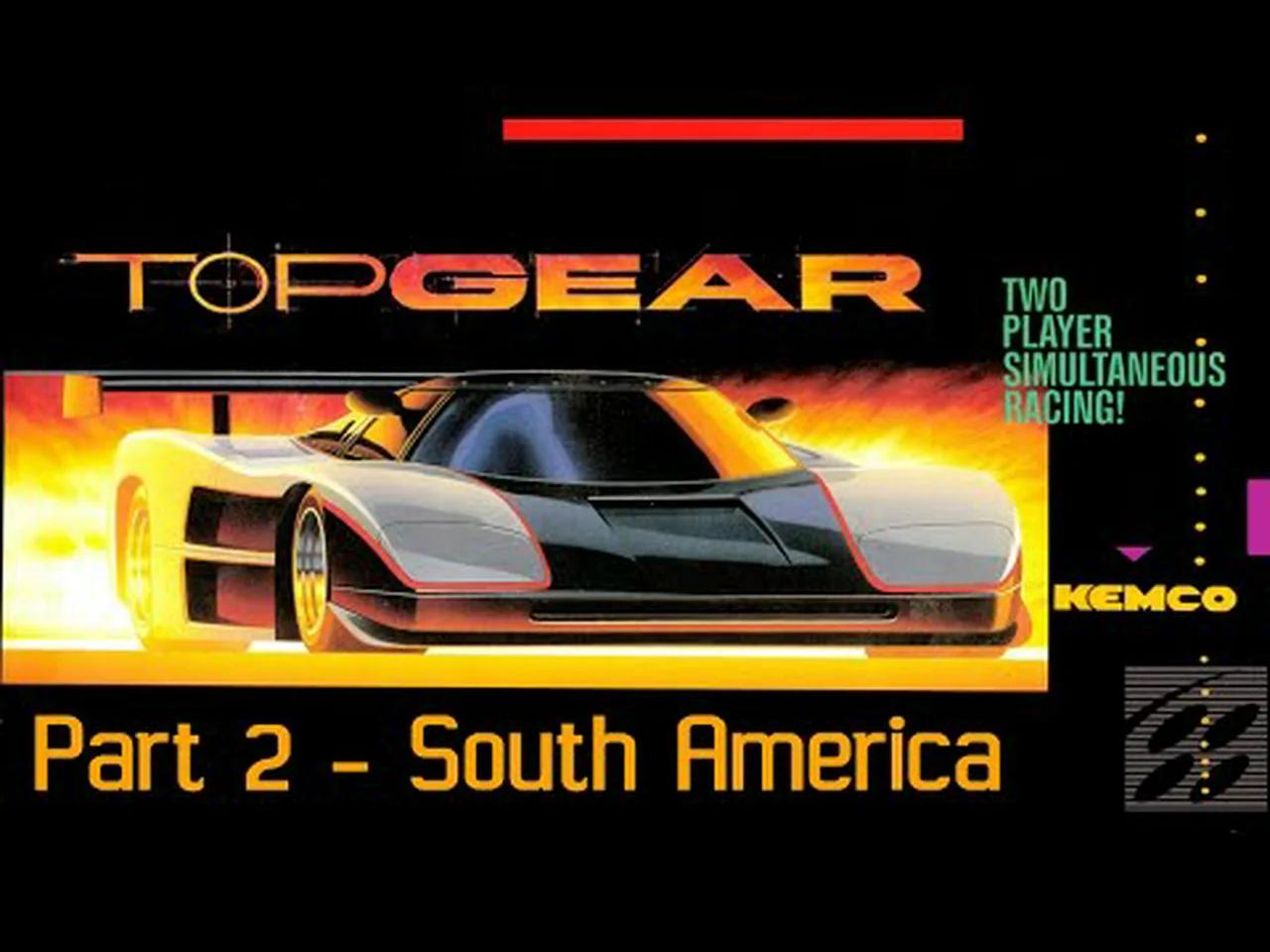 Top Gear [SNES] Gameplay Part 2 - South America