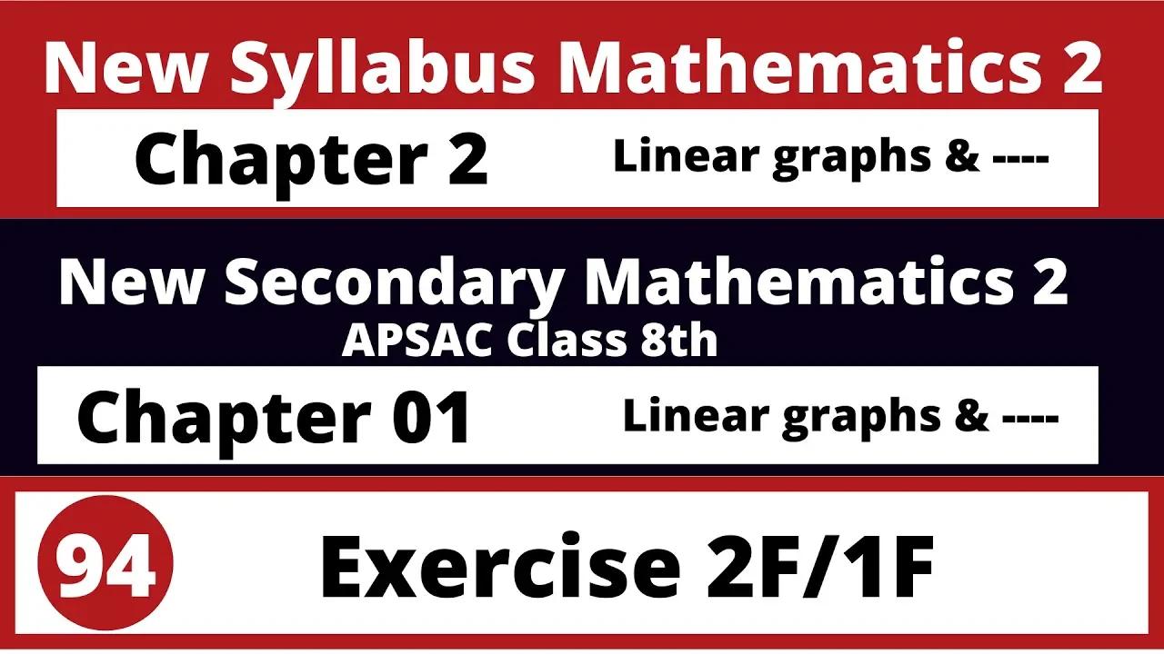 94. Oxford New Syllabus Mathematics 2 Chapter 2 | New Secondary ...