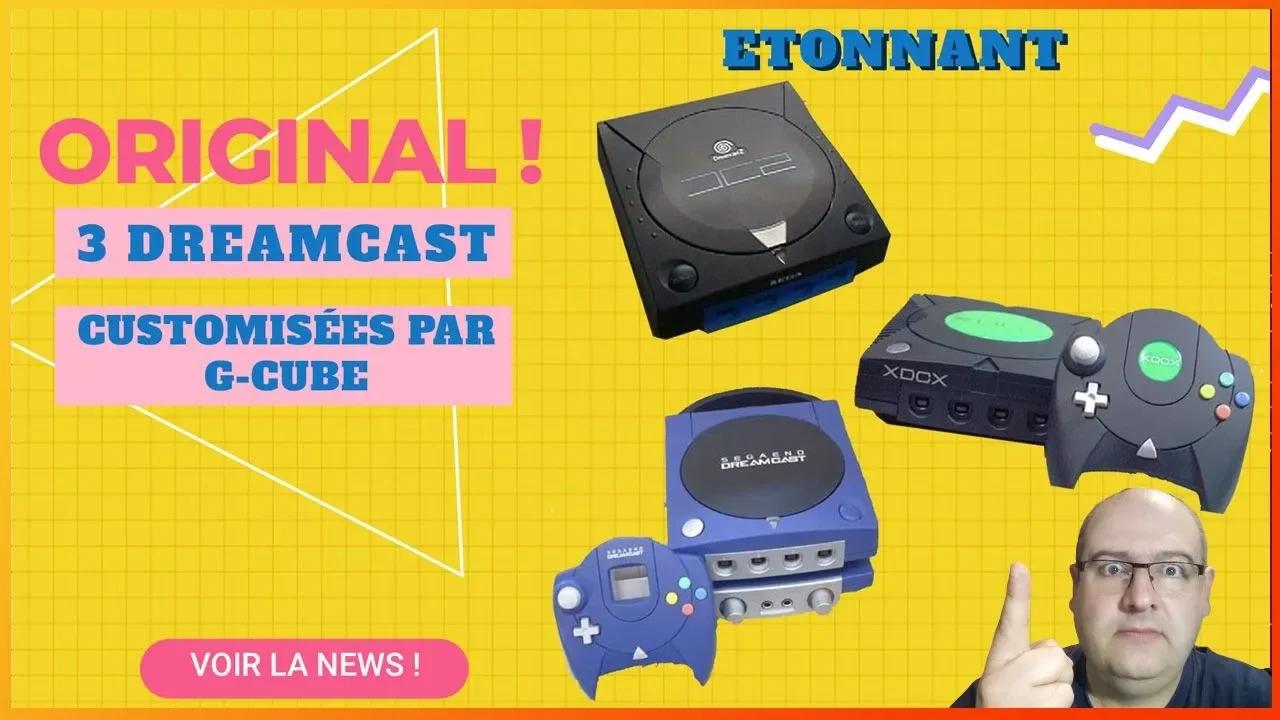 Des Dreamcast Sega custom originales ( Xbox, gamecube et ps2 )
