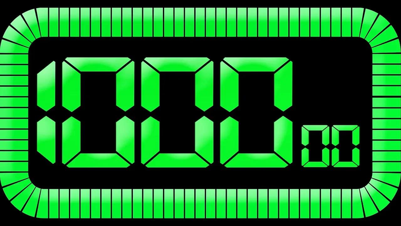 1000 Seconds Countdown Timer With Royalty-free Relaxing Music ...
