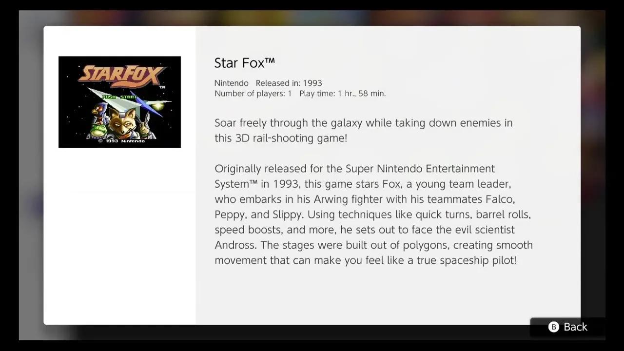 ErikH526 - Super Nintendo - Star Fox - Nintendo Switch - 09-26-2020