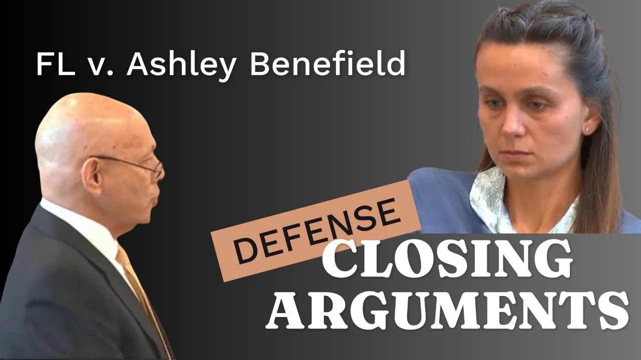 🔴 Closing Arguments Defense Ashley Benefield Black Swan Murder Trial ...
