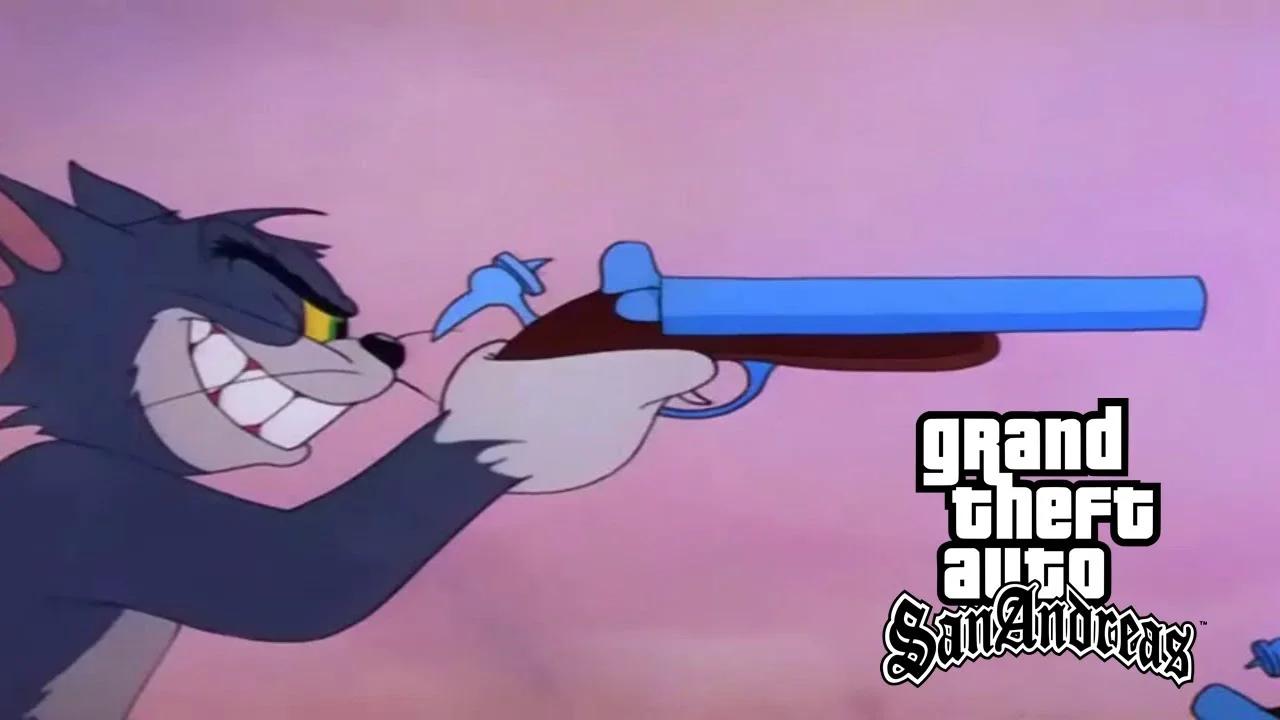 GTA San Andreas : Tom and Jerry Version intro screen