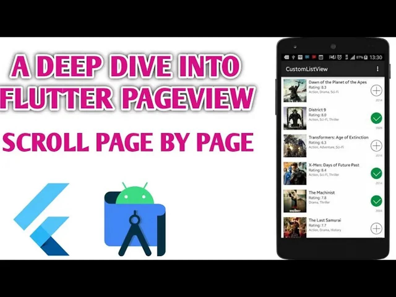 How to Create Swappable Screen with Pageview in flutter | Flutter PageView tutorial