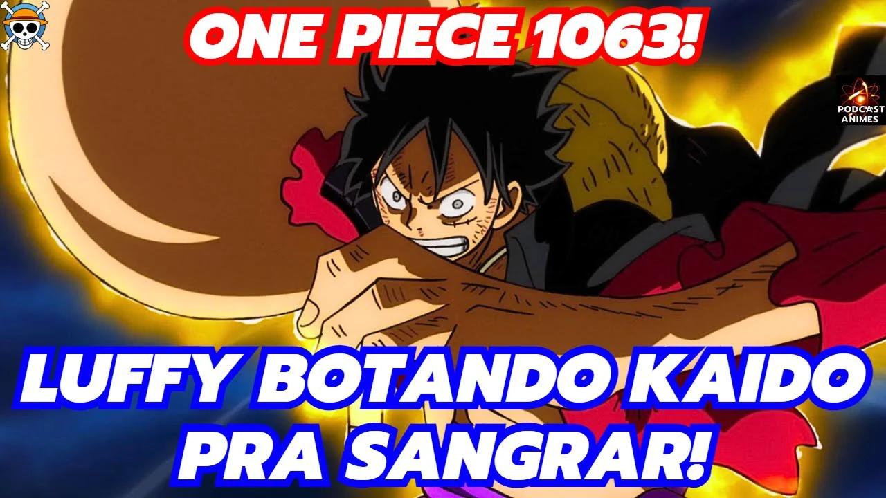 CENA DE LUFFY USANDO O GEAR 3 PARA ACERTAR UM SOCÃO EM KAIDO QUE FAZ ...