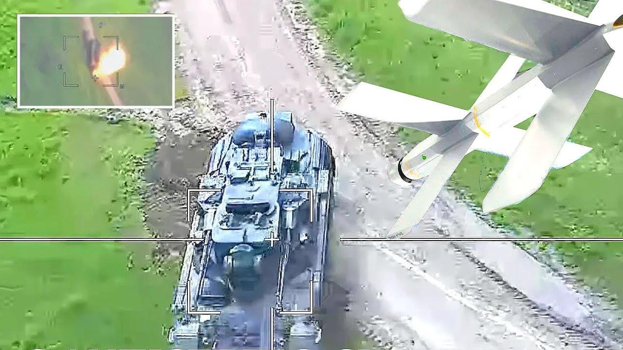 Rusia lanza ataque masivo de drones contra tanques y blindados de ...
