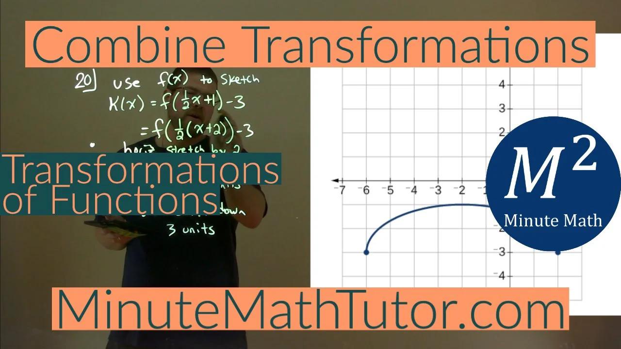 Combine Transformations | College Algebra