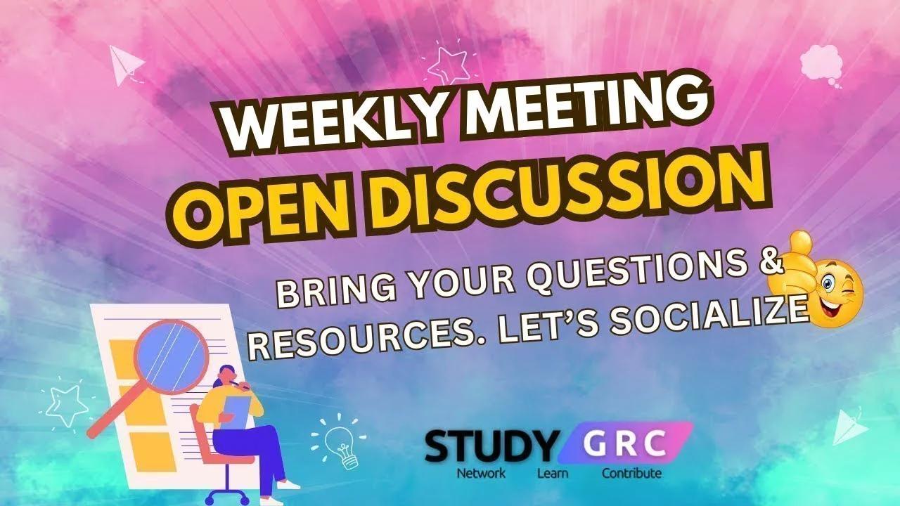 Open Stage & Discussion | Study GRC