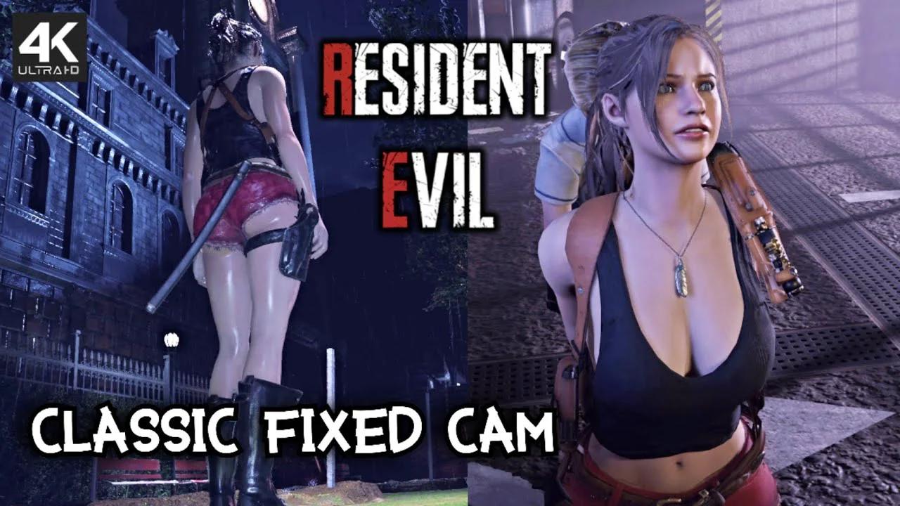 Buffed Claire Tank Top RE2 Remake Classic Fixed Camera Angles MOD #2 ...