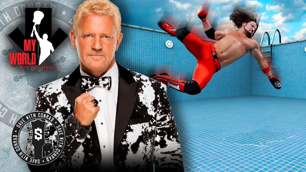 Jeff Jarrett on not catching AJ Styles on a HOUSE SHOW dive