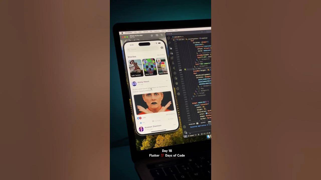 Flutter 100 Days of Code - Day 18 #shorts