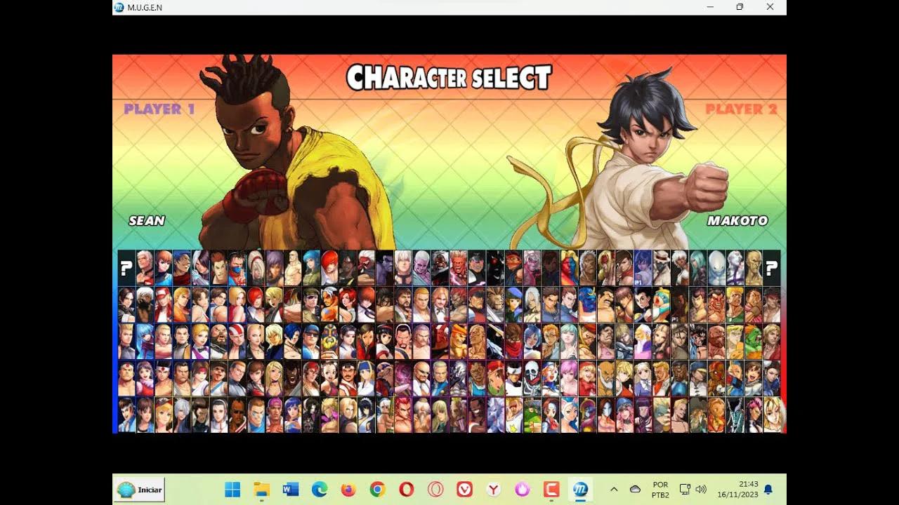 Capcom Vs SNK Evolution Kore - Sean Vs Makoto (Chars Battle)