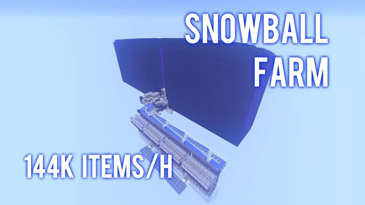 Snowball Farm [144 000 items/h] | Minecraft