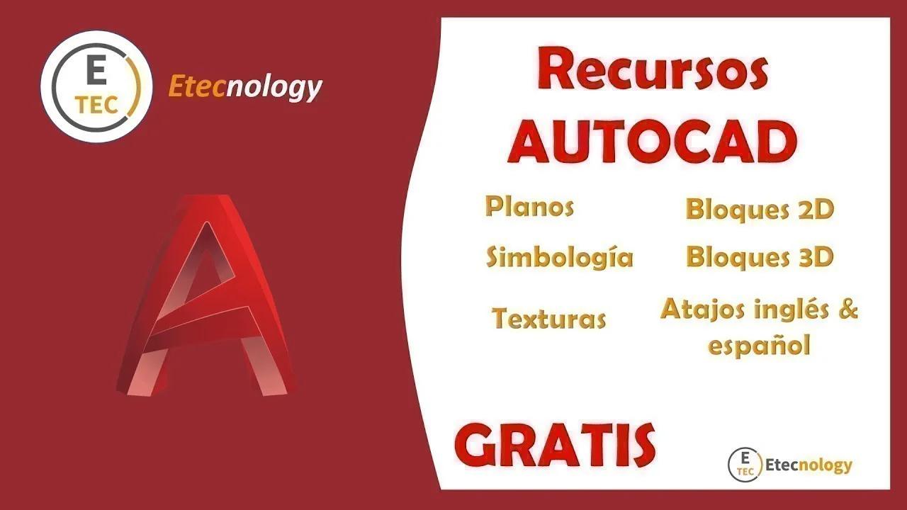 RECURSOS AUTOCAD - (PLANOS, SIMBOLOGÍA, BLOQUES)