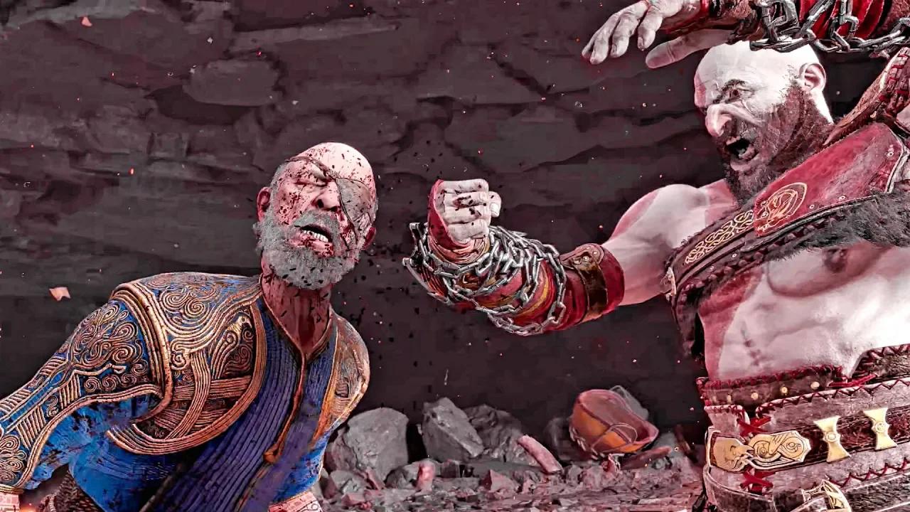 Kratos Vs Odin Fight Scene PS5 - God of War 5 Ragnarok (4K 60FPS)