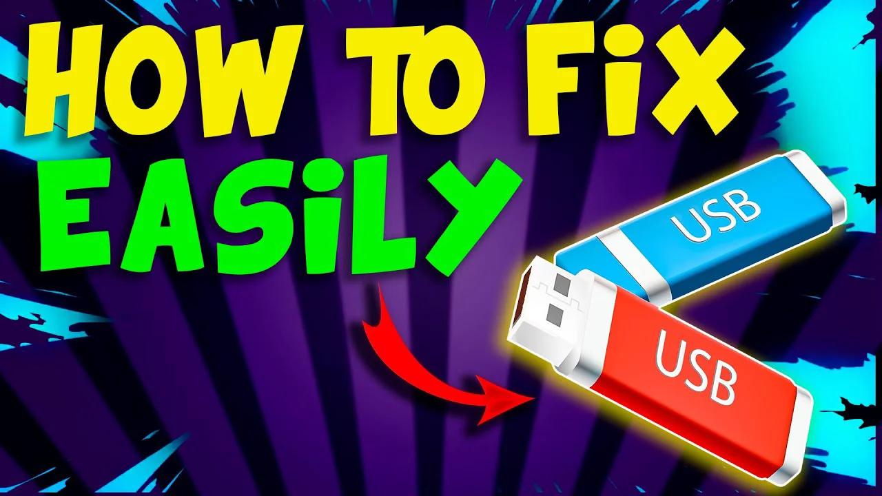 USB Device not recognized Windows 10 / 8 / 7 Fixed | How to fix Unrecognized USB Flash Drive Quickly