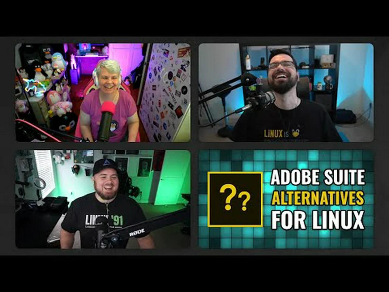 281: Linux Alternatives to Adobe Photoshop, Premiere Pro, Illustrator & more