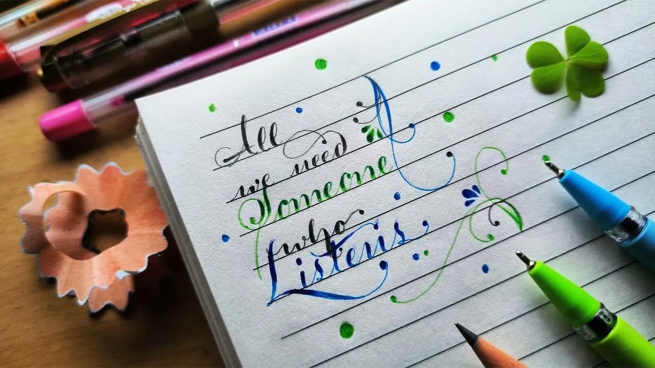 Beautiful Calligraphy Handwriting | Quote #handwriting #calligraphy # ...
