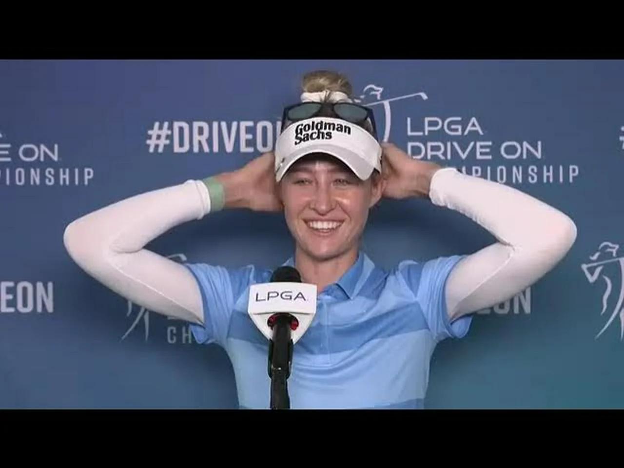 Golfdd - นักกอล์ฟเนลลี่ คอร์ด้า ทำสกอร์นำไปได้ดีในทัวร์ LPGA Drive On Championship