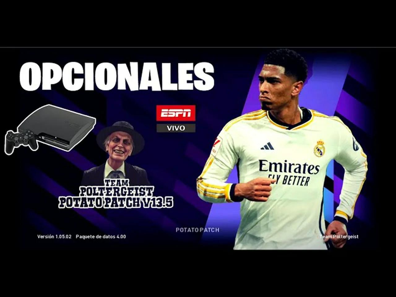 POTATO PATCH V13.5 Efooball 2025 OPCIONALES