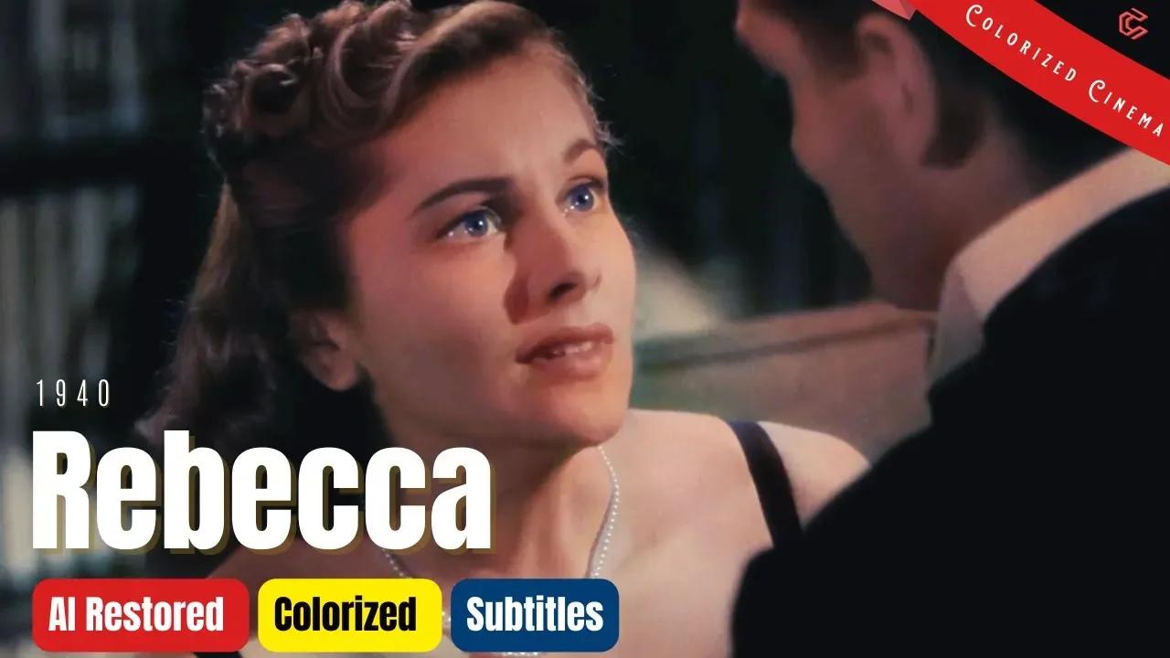 Alfred Hitchcock's Rebecca 1940 - Colorized Full Movie | Laurence ...