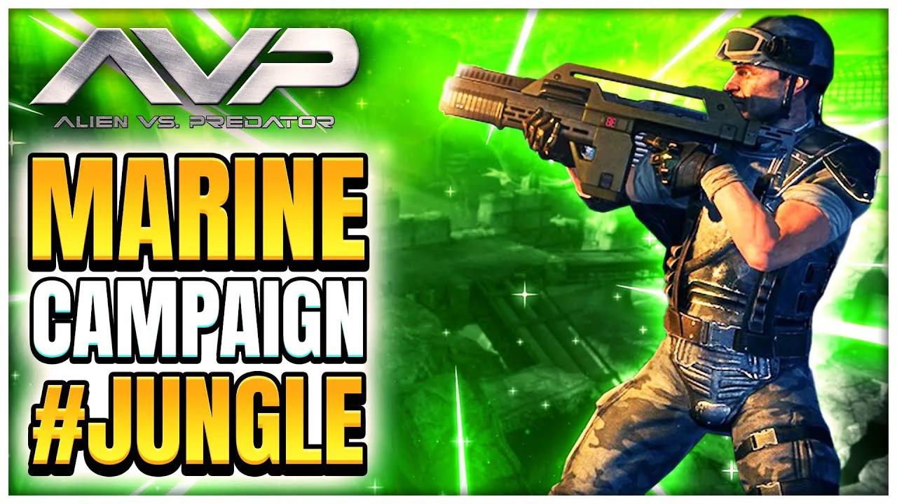 Aliens Vs Predator - Jungle (Marine Campaign) 2K 60ᶠᵖˢ - Game ...
