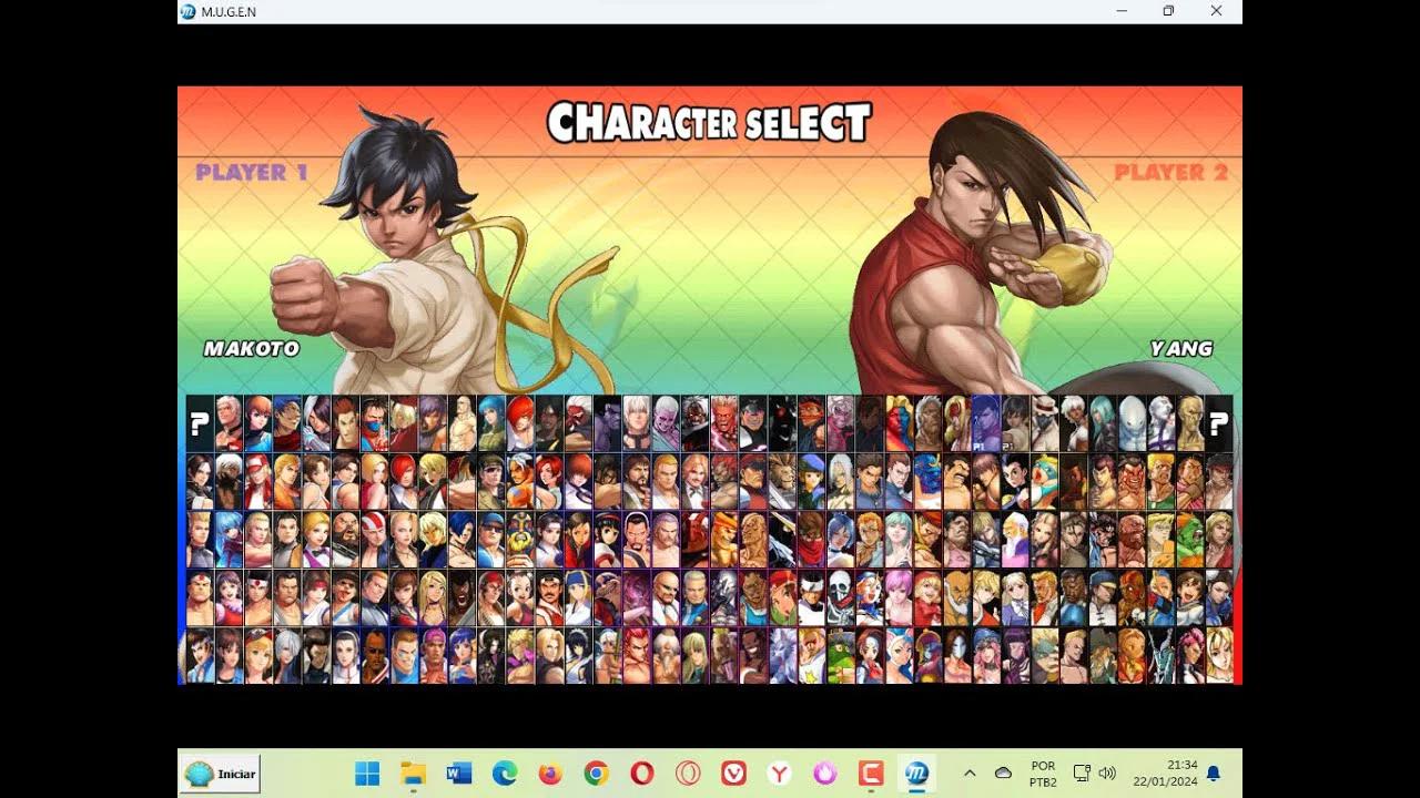 Capcom Vs SNK Evolution Kore - Makoto Vs Yang (Chars Battle)