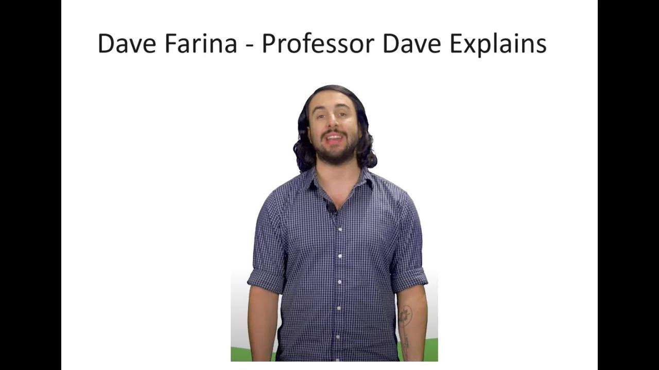 Dave Farina aka Professor Dave Explains - a fellow YouTuber who is very ...