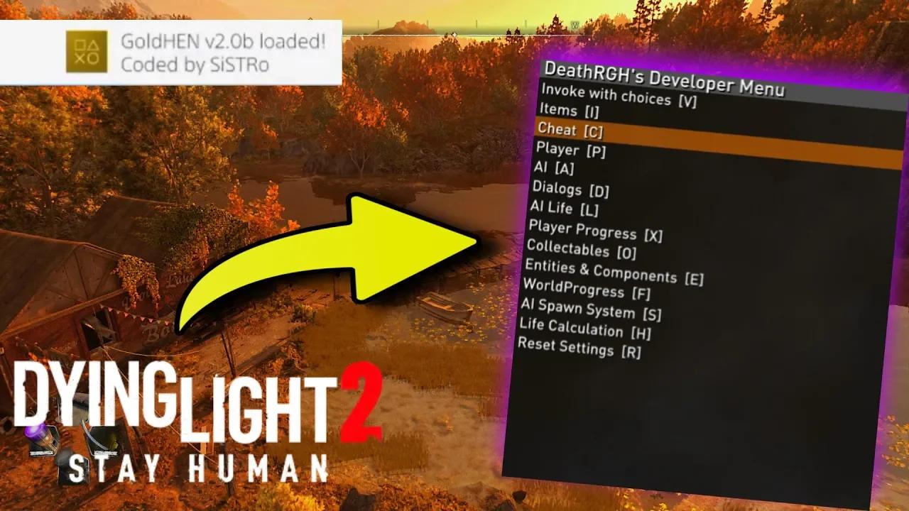 Dying Light 2: DEV MOD MENU By DeathRGH (PS4 9.00 JAILBREAK) + FREE ...