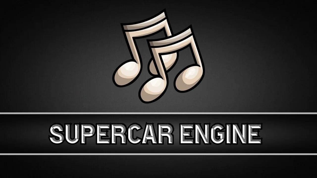Supercar Engine Revving - FREE Sound effect for editing