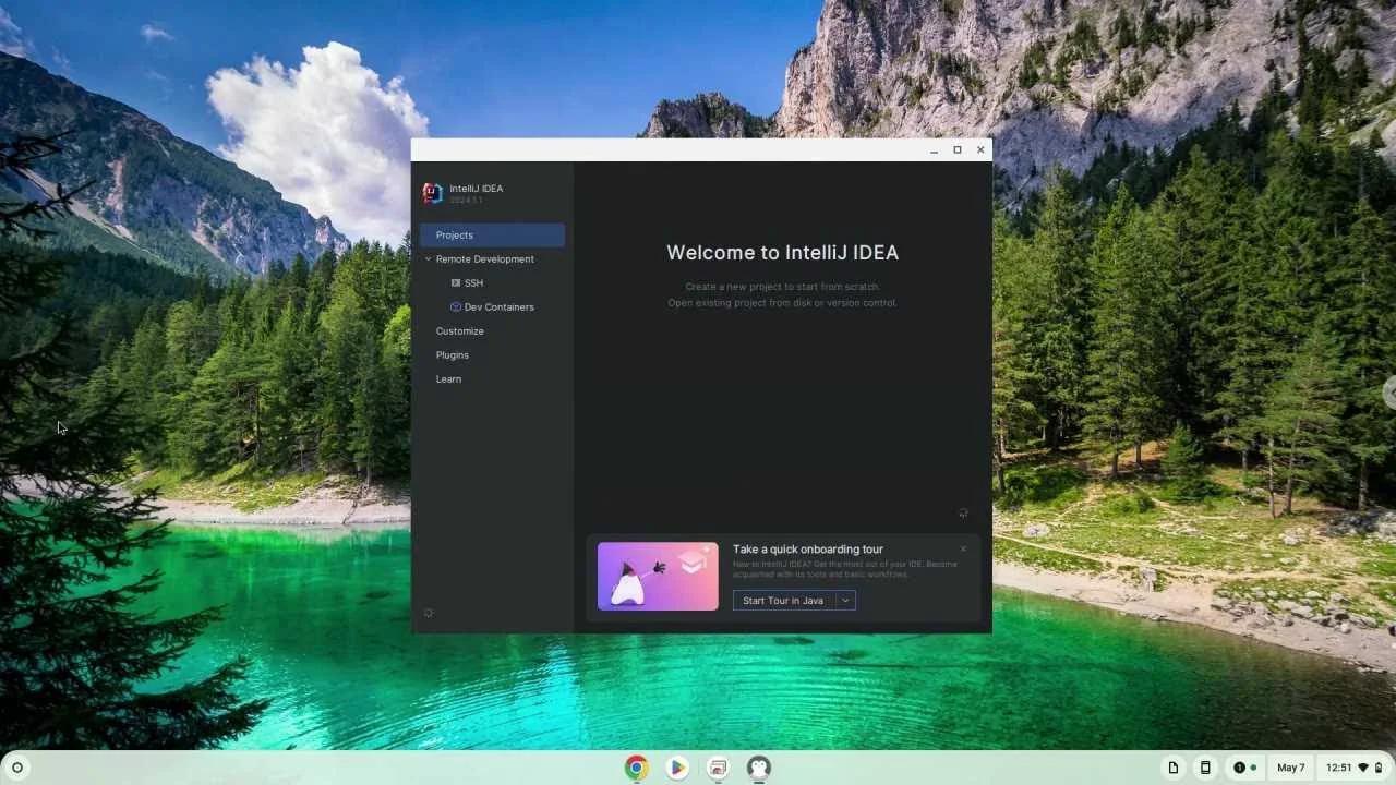How to install Intellij Idea Ultimate on a Chromebook in 2024