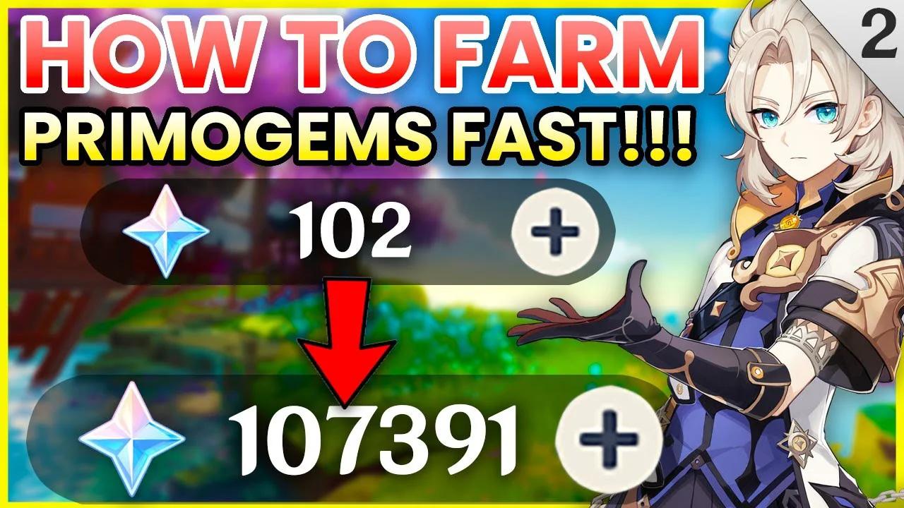WATCH THIS IF YOU NEED PRIMOGEMS! How To Farm Primogems FAST!!! | Genshin Impact