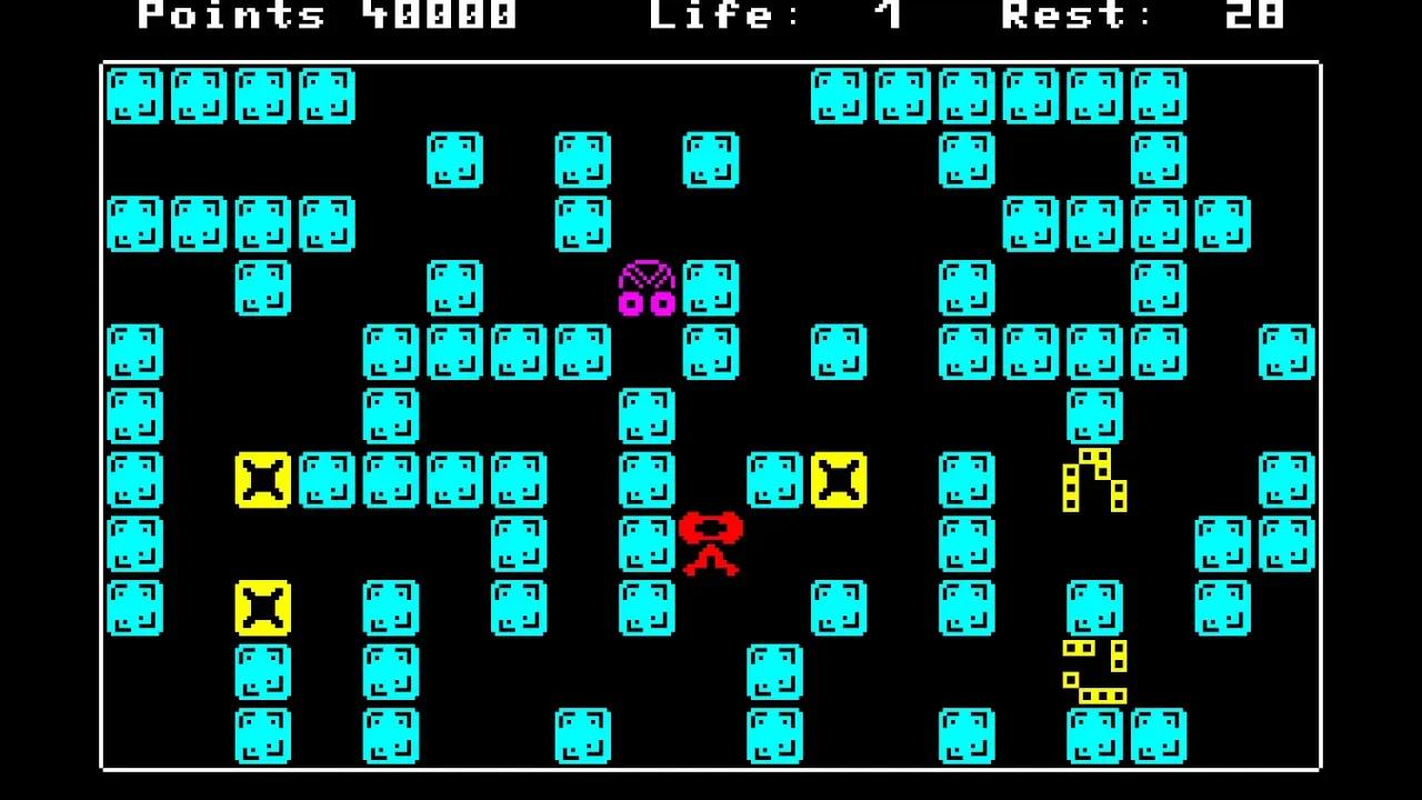 Sharp MZ-800 Game: Penguin (198x BBG Software) MZ-700 mode