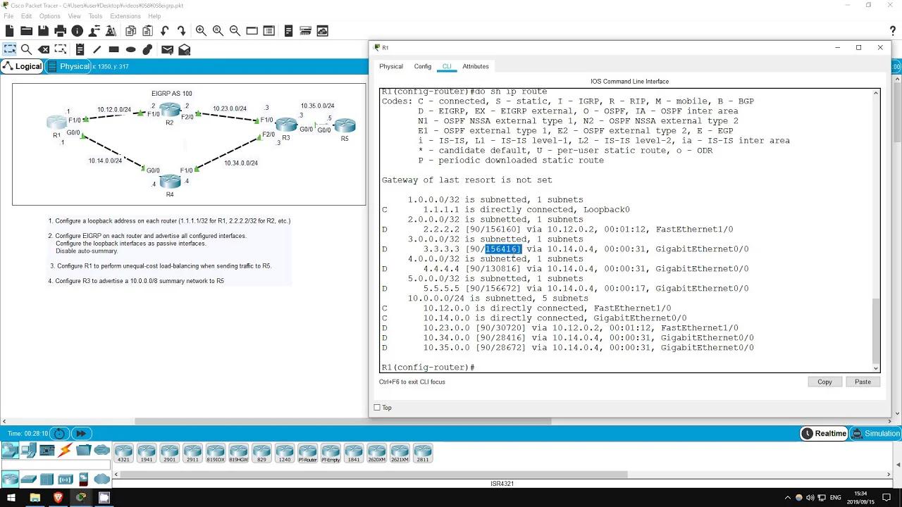 FREE CCNA Lab 058: EIGRP - ICND2