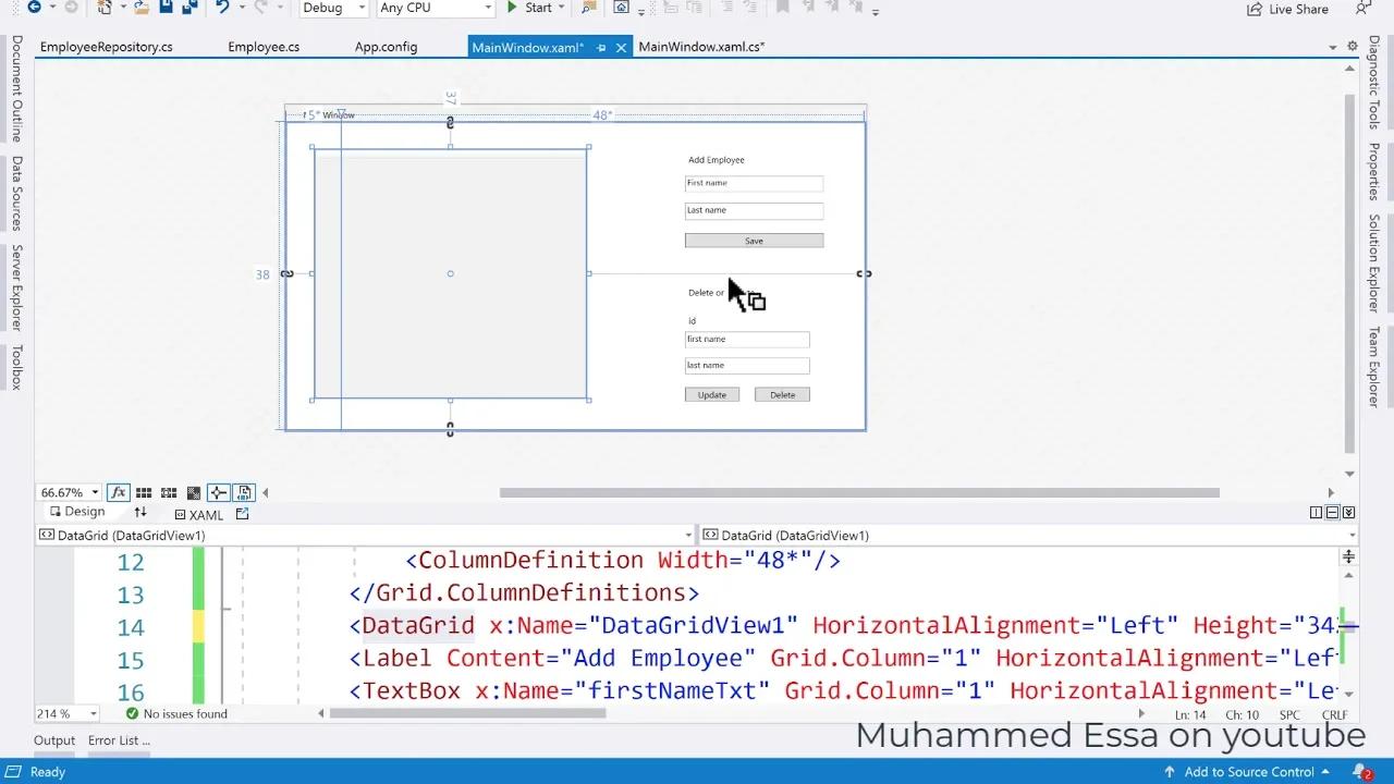 117 C# C Sharp Database SQL SERVER & DataGrid
