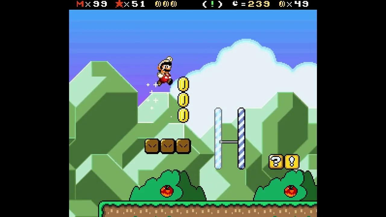 Super Mario World: The Princess Rescue - Sports Field